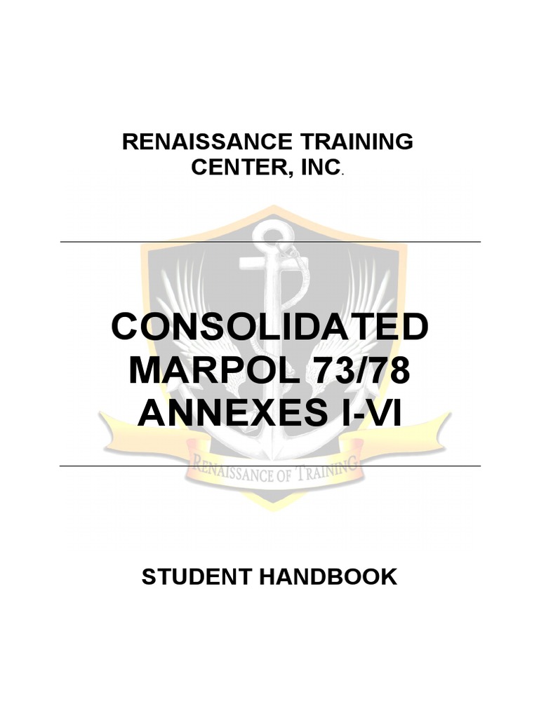 6 Marpol - Handbook Cover | PDF