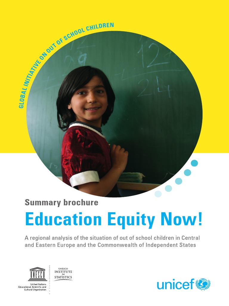 Education Equity Now!: Summary Brochure | PDF | Romani People | Poverty