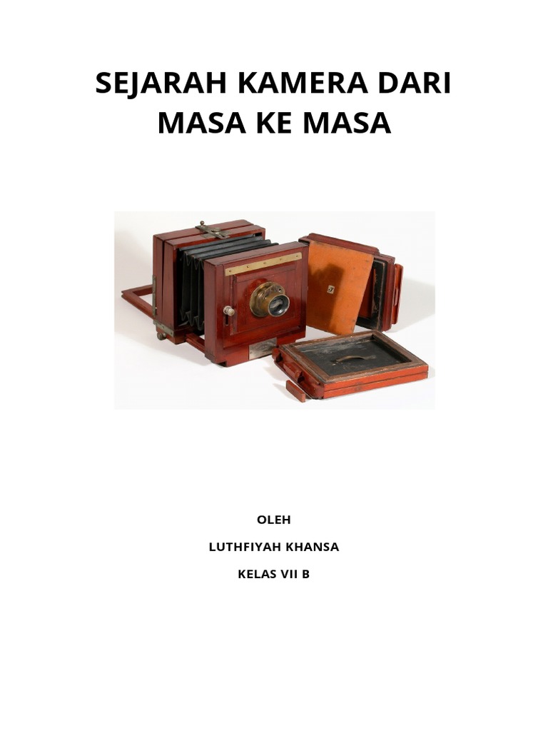 Sejarah Kamera Dari Masa Ke Masa | PDF