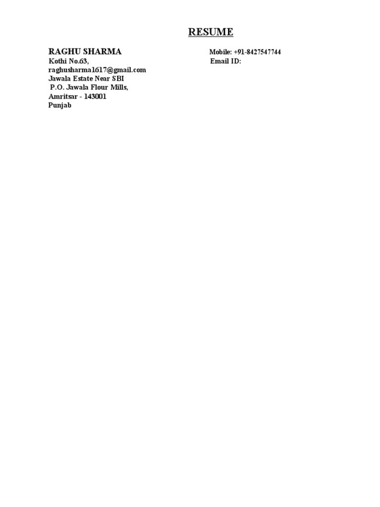 Raghu Resume New Till | PDF | Software | Computing