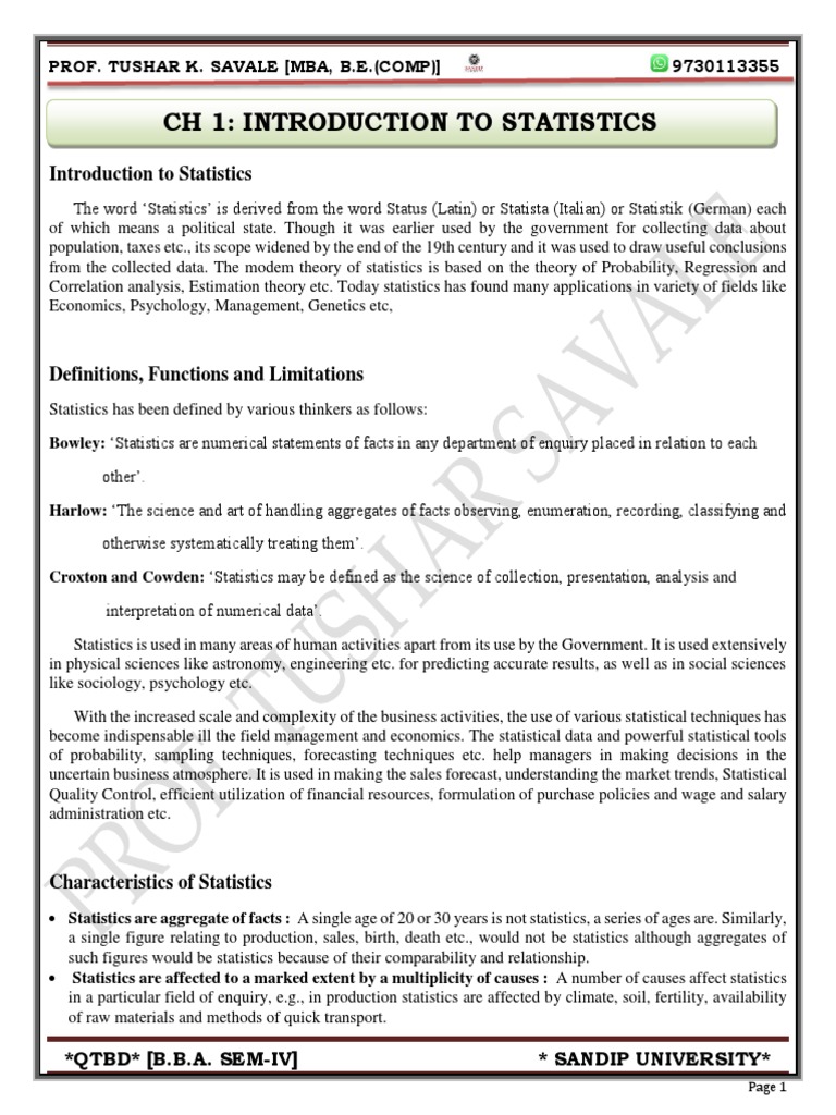 Chapter1-INTRODUCTION TO STATISTICS PDF | Download Free PDF | Census ... Chapter1-INTRODUCTION TO STATISTICS PDF | Download Free PDF | Census ...