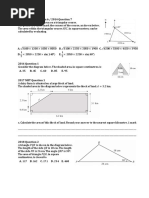 GCSE Exam Question Area of A Trapezium | PDF | Area | Mathematics