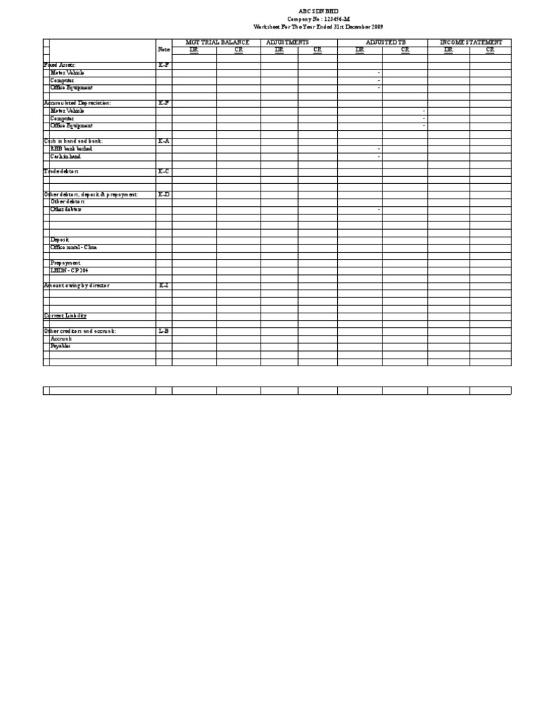 Audit Working Paper (Contoh) | PDF | Accrual | Deferred Tax