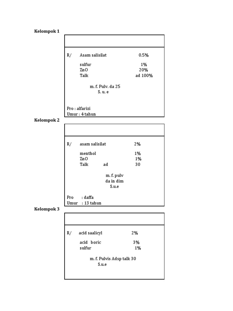 Resep Asli Pulvis | PDF