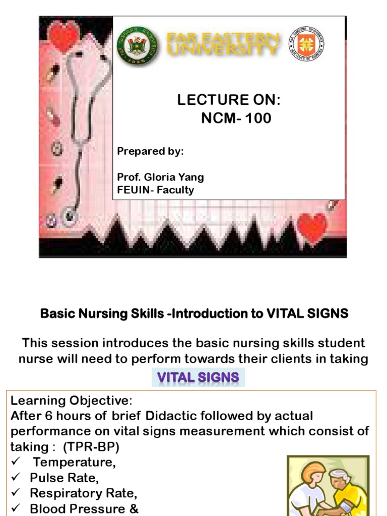 Vital Sign Lecture 2013 PDF | PDF | Breathing | Pulse