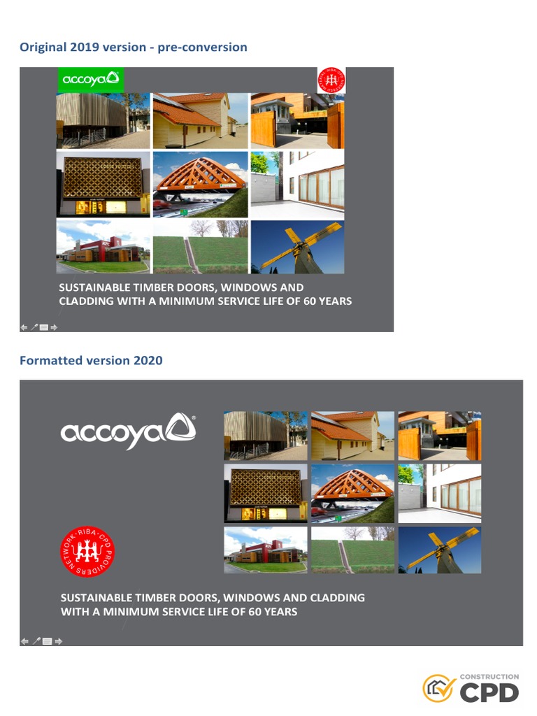CPD Presentation Modernisation Example Accsys (Jan 2020) | PDF