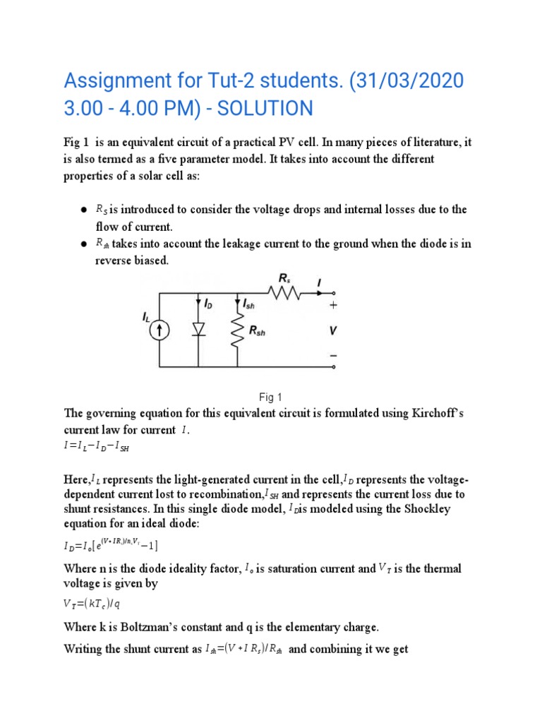 Assignment For Tut-2 | PDF