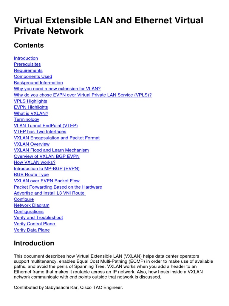 Virtual Extensible LAN and Ethernet Virtual | PDF | Computer Network | Network Switch