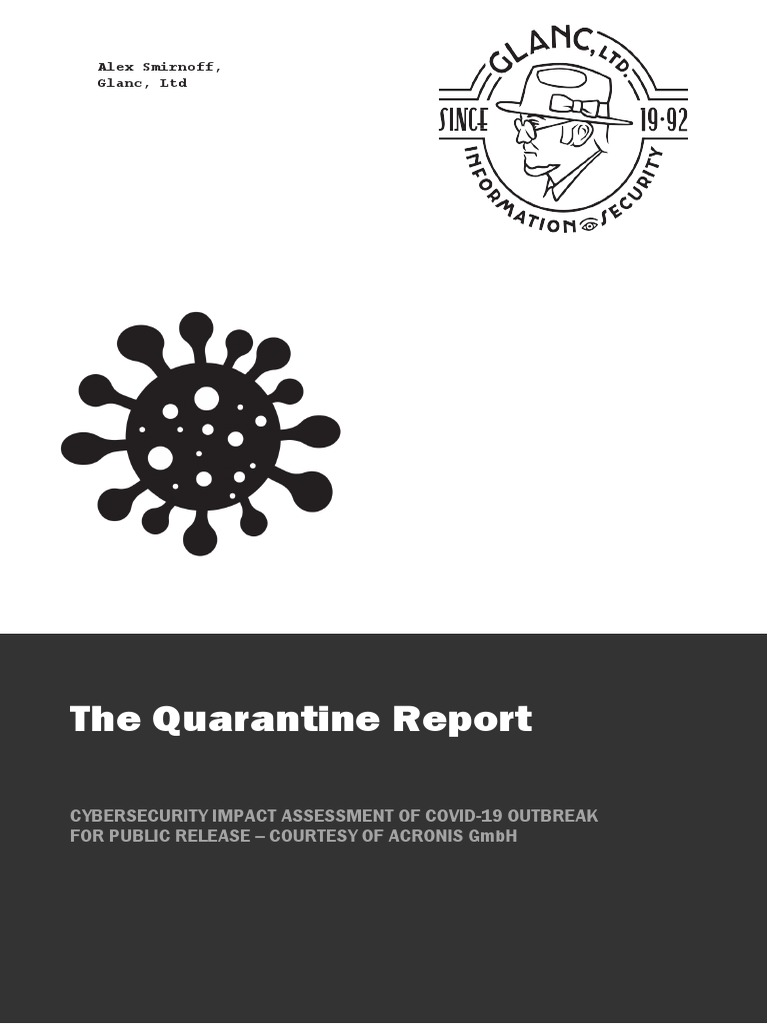 The Quarantine Report | PDF | Computer Security | Security
