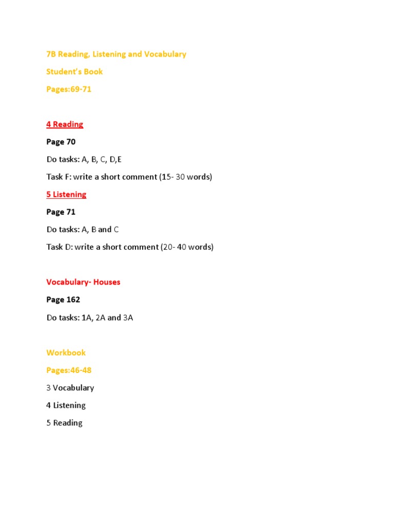 Tchaikovsky's House: Reading & Tasks | PDF | Buildings And Structures
