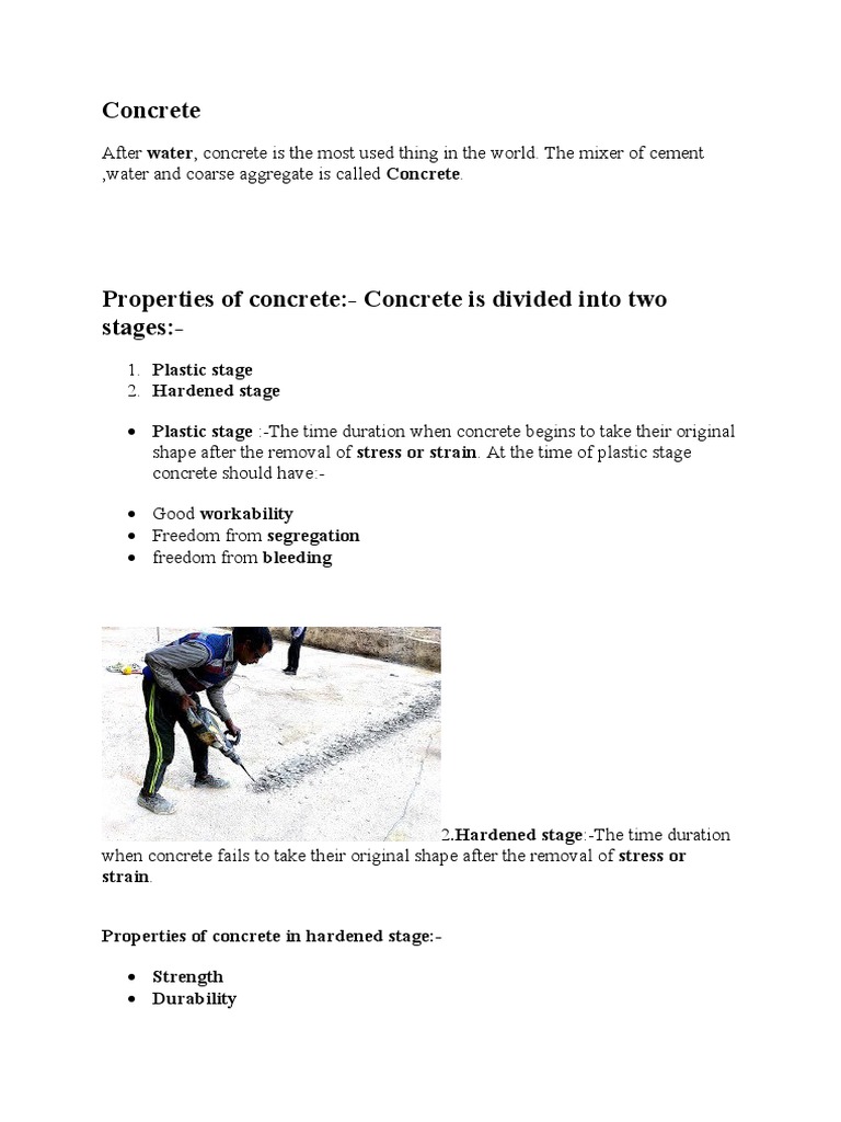 Concrete | PDF | Strength Of Materials | Concrete
