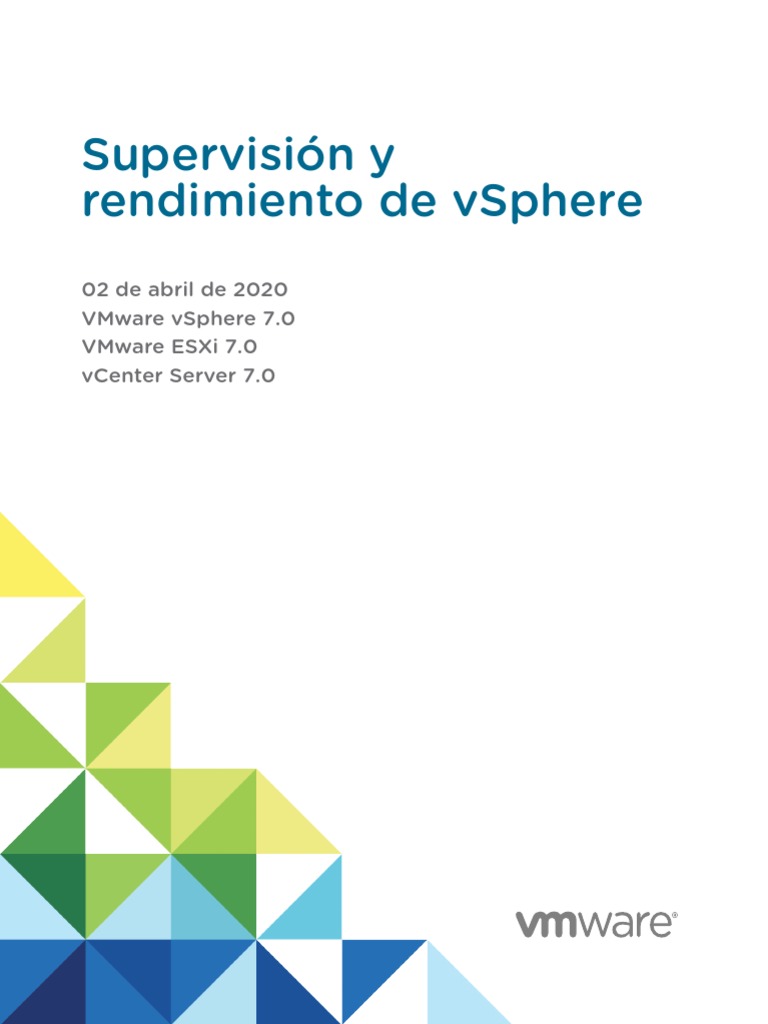 Vsphere Esxi Vcenter Server 70 Monitoring Performance Guide | PDF | Virtualización | Grupo de ...