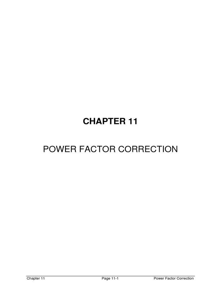 New Chapter 11 Power Factor Correction | PDF | Capacitor | Fuse ...