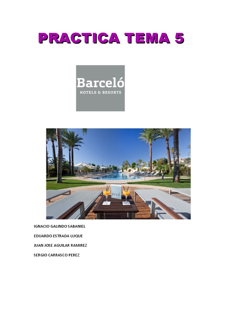 Practica Tema 5 | PDF | American Express | Hotel