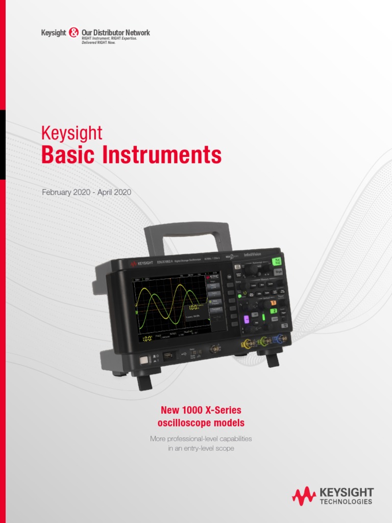 Basic Instruments: Keysight | PDF | Electrical Engineering ...