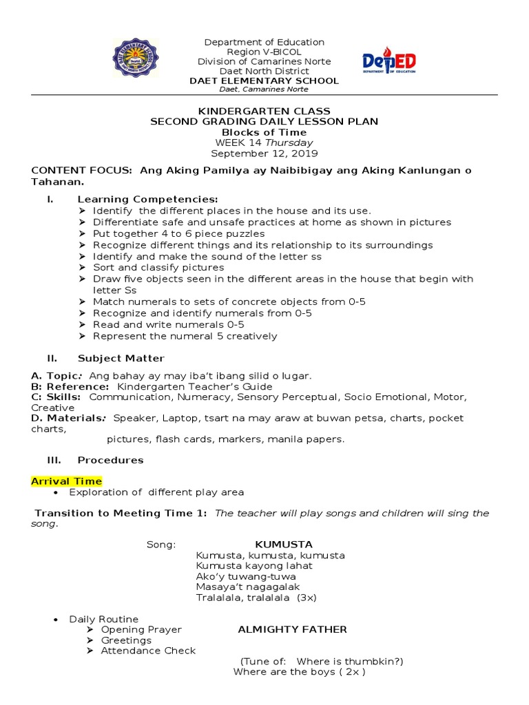 2nd QUARTER LESSON PLAN | PDF | Lesson Plan