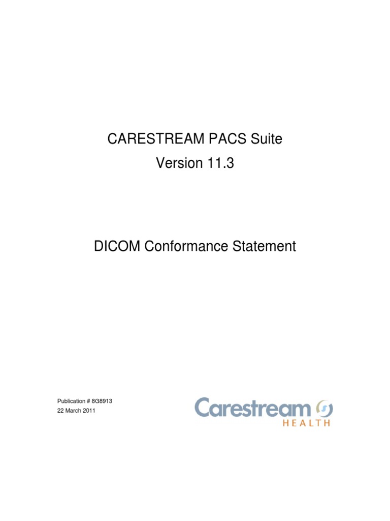 CARESTREAM PACS Suite | PDF | Information Technology | Computer Data