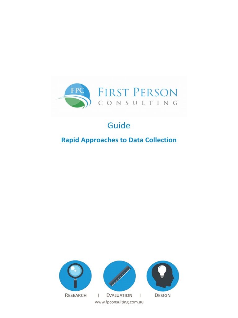 Guide: Rapid Approaches To Data Collection | PDF | Interview | Evaluation