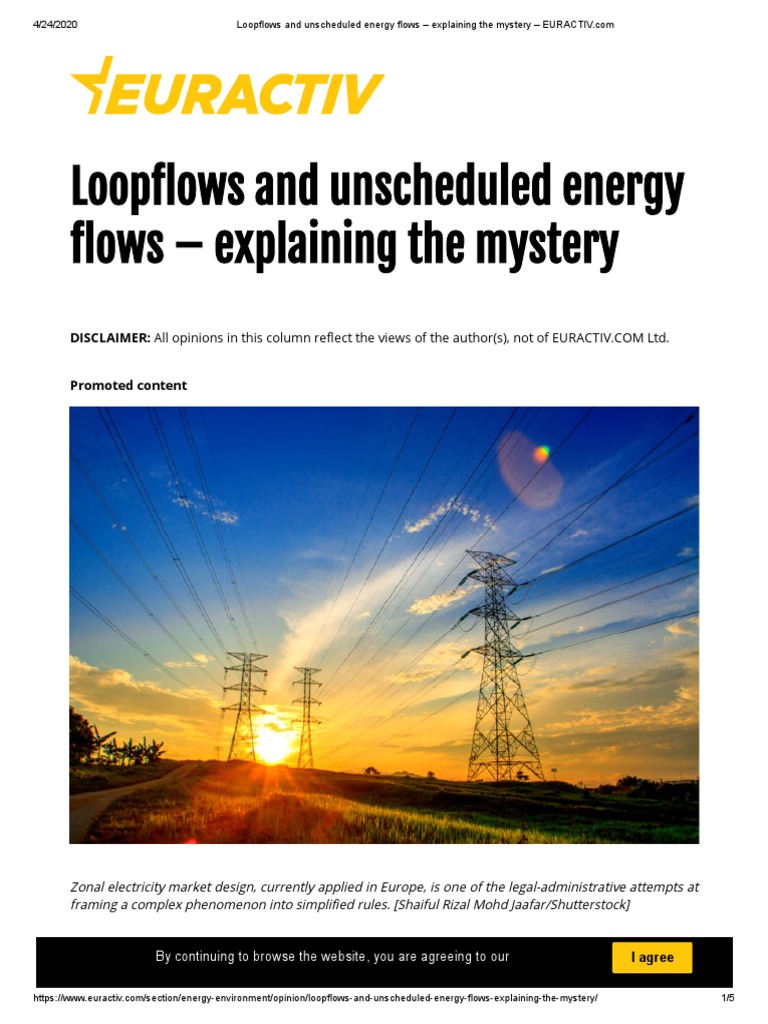 Understanding Loopflows in Energy Markets | PDF | Electrical Grid ...