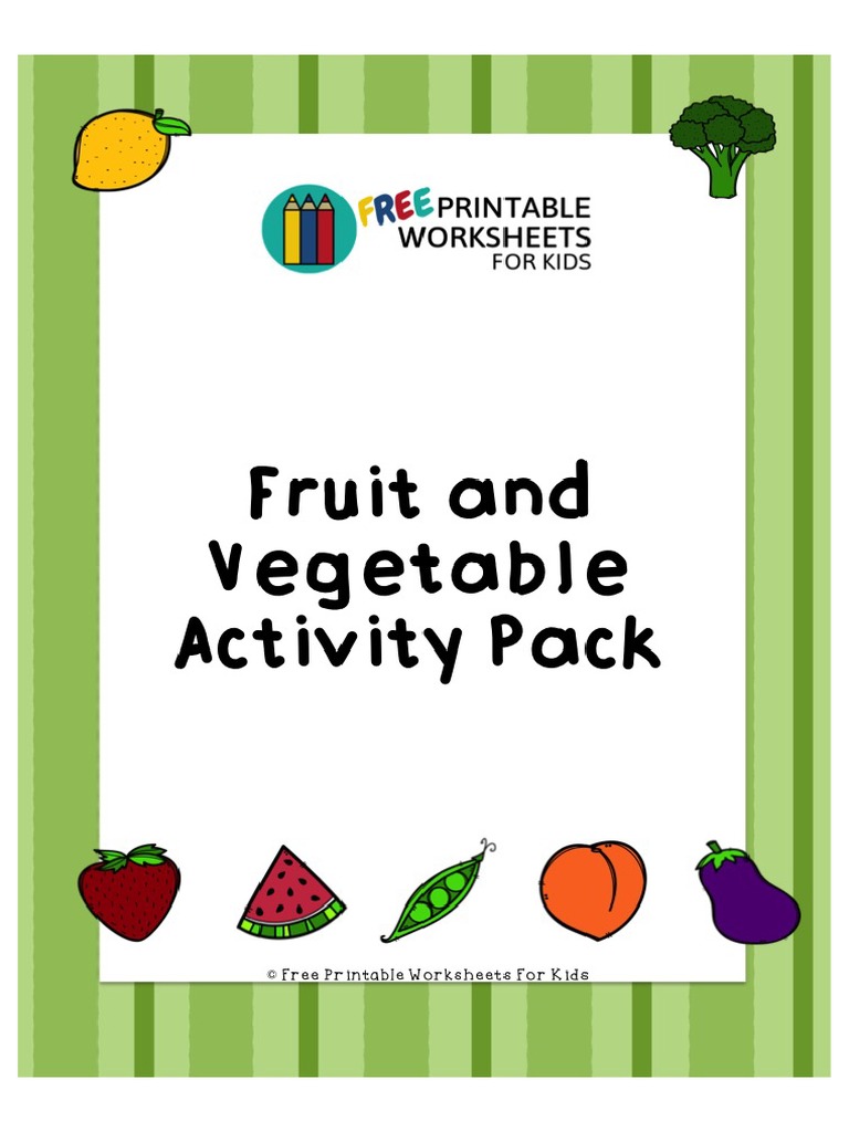 Fruit and Vegetable Activity Pack | PDF