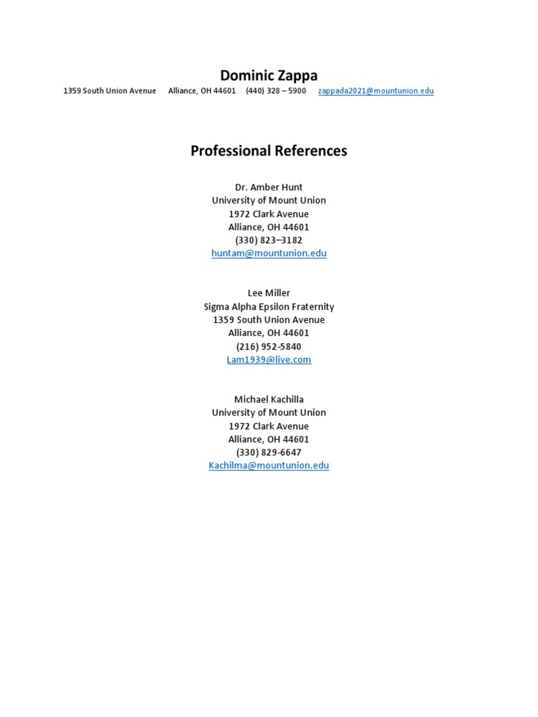 Reference Page | PDF