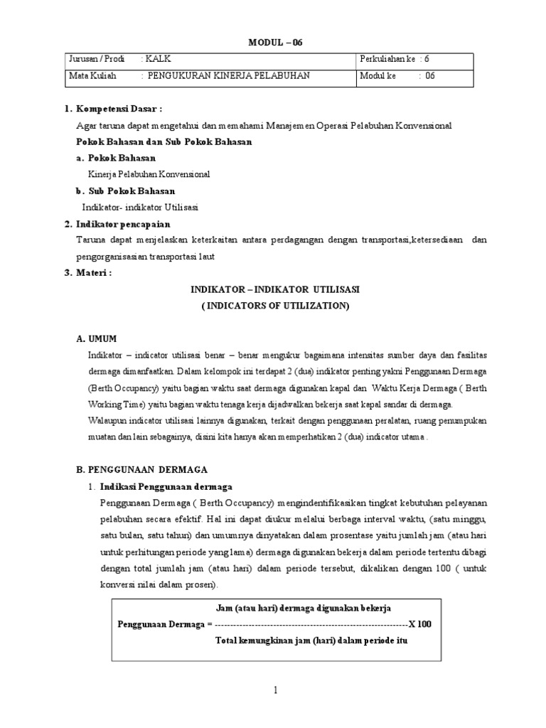 Bahan Modul 6 | PDF