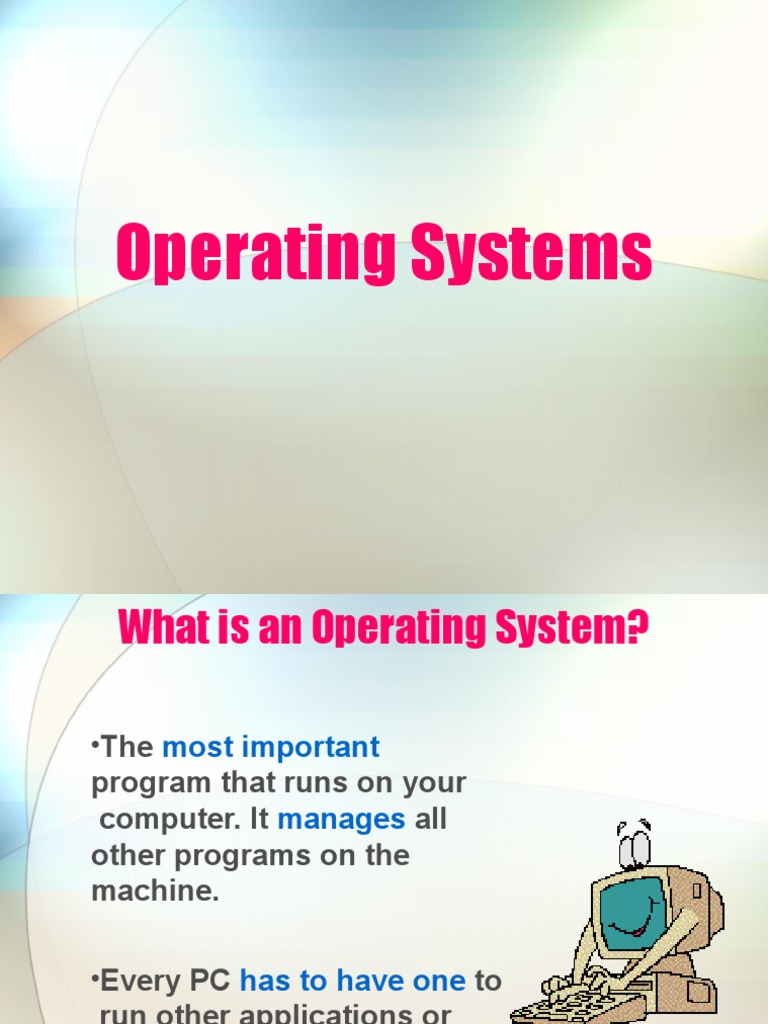 OS - 1a Operating System | PDF | Operating System | Booting