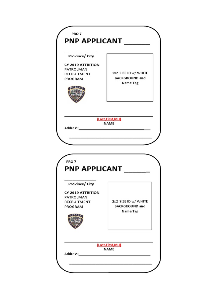 PNP Applicant - : Province/ City Cy 2019 Attrition | PDF