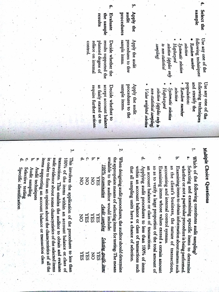 C09 Audit Sampling PDF | PDF