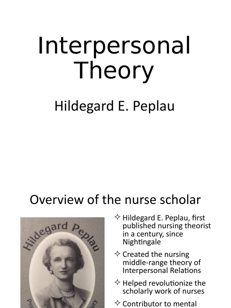 TFN Hidegard Peplau | PDF | Neuroscience | Behavioural Sciences