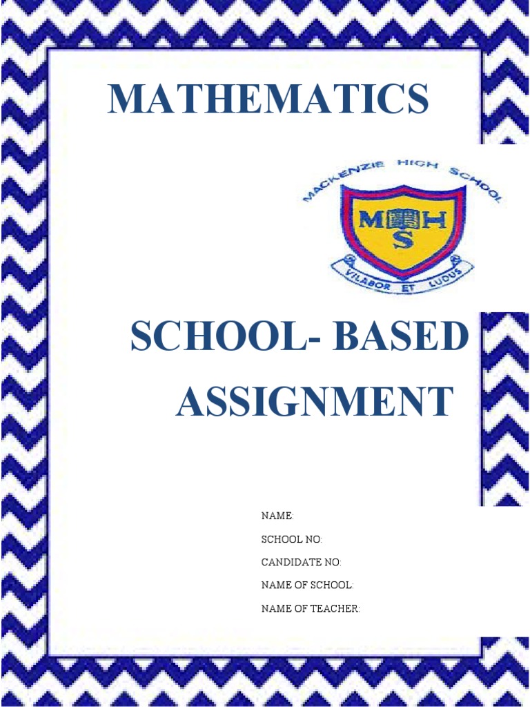 Mathematics SBA Take 2 (A) | PDF | Chart | Transport
