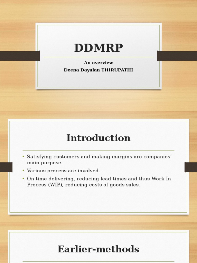 DDMRP | PDF | Supply Chain Management | Inventory