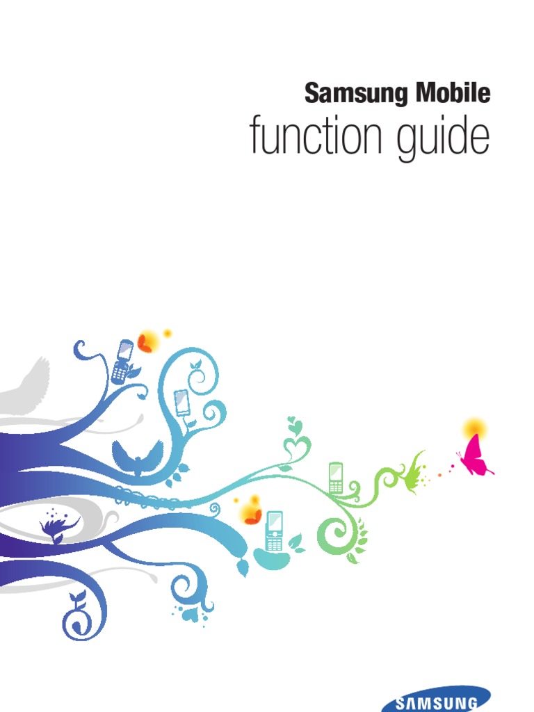 Samsung Mobile Function Guide | PDF | Bluetooth | Camera