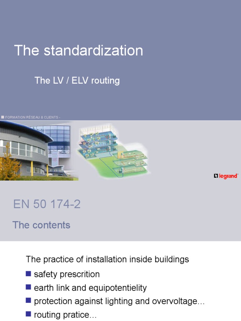VDI W Standardisation LV ELV Routing | PDF