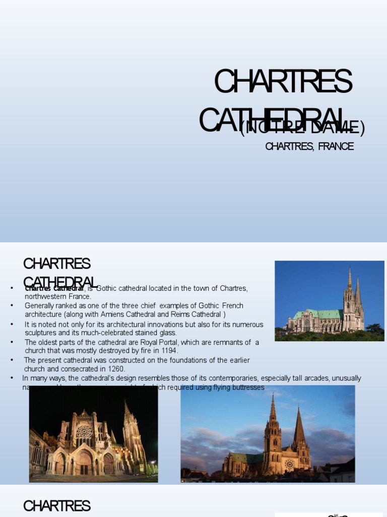 Chartres Cathedral: A Gothic Masterpiece | PDF | Gothic Architecture ...