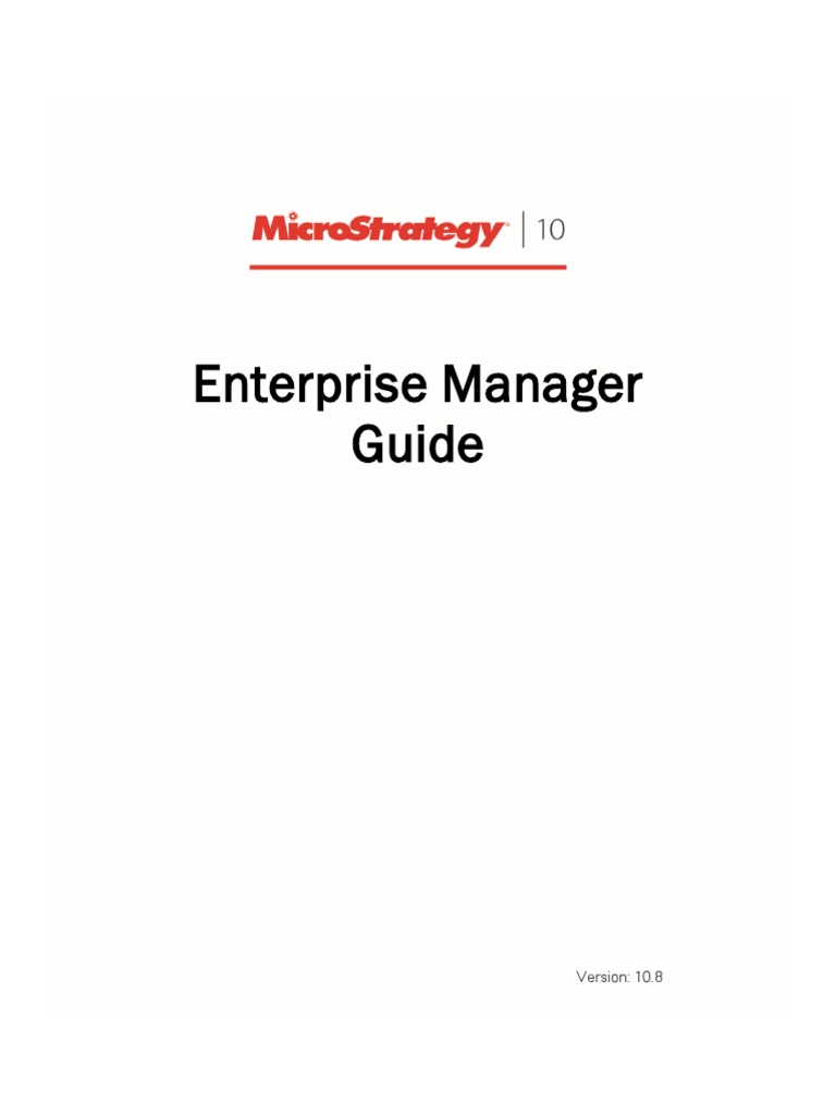 Enterprise Manager | PDF | Metadata | Databases