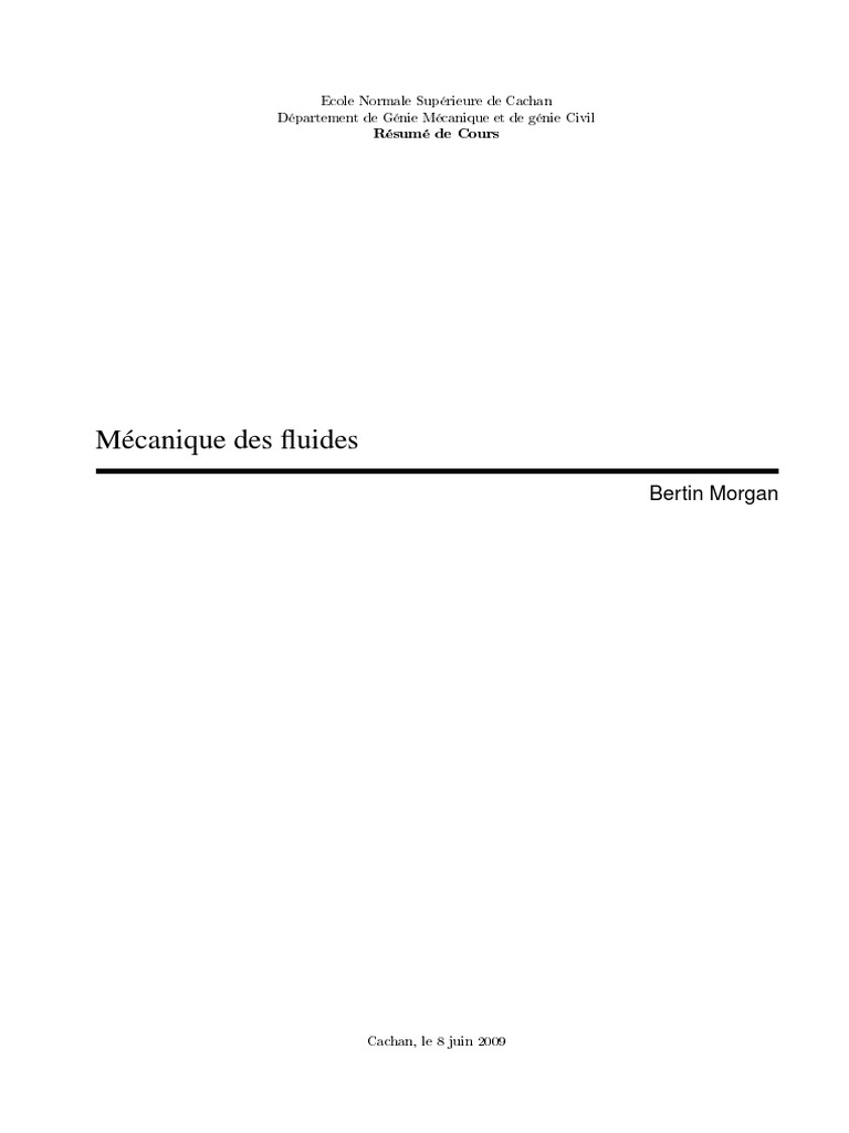 MDF Résumé Du Cours | PDF | Chimie physique | Mécanique statistique