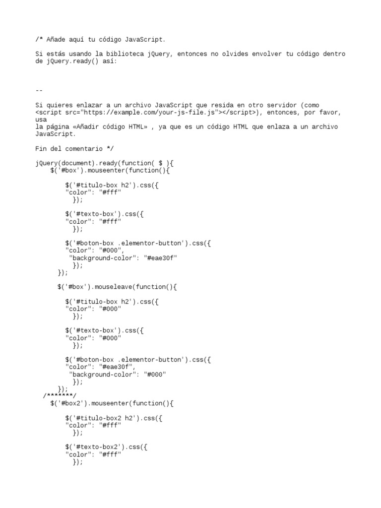 Ejemplos Sentencias SQL | PDF | Script Java | J Query