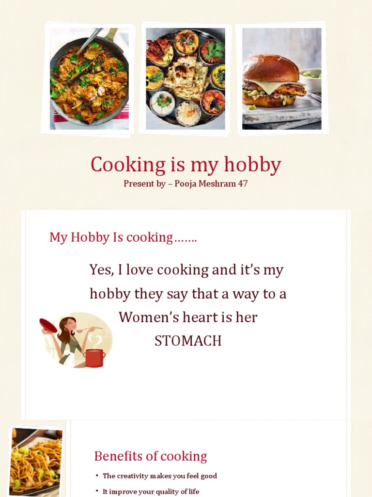 Cooking Is My Hobby | PDF
