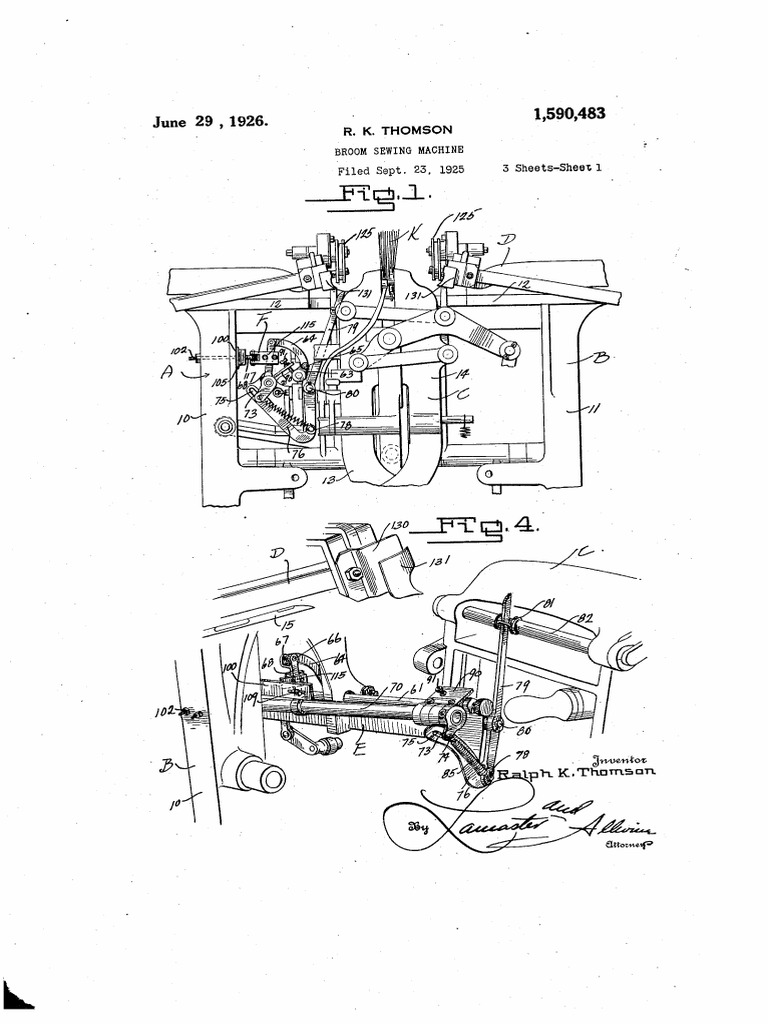Broom Sewing Machine | PDF | Sewing Machine | Sewing