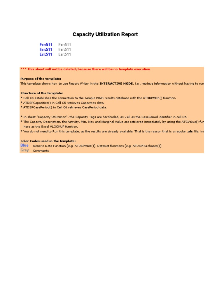 PIMS InteractiveWorkbookExample | PDF | Microsoft Excel | Information ...