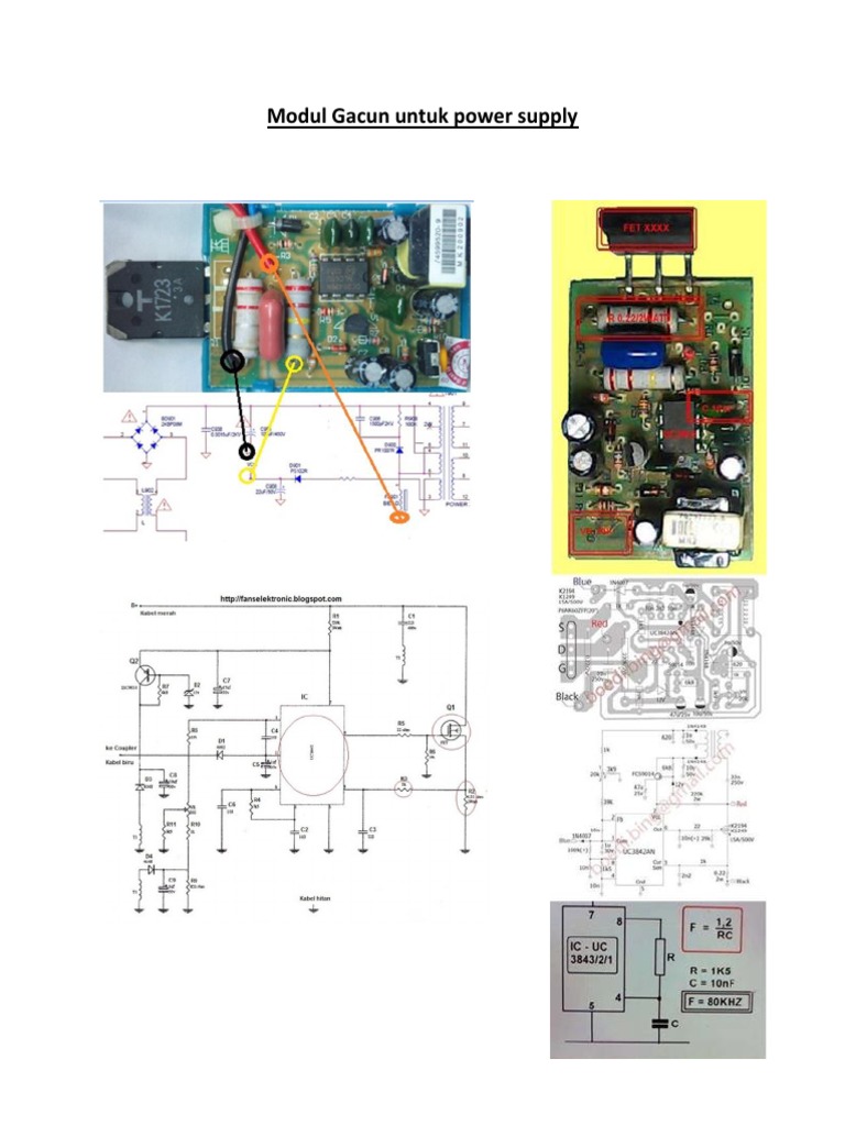 Panduan Modul Gacun untuk Power Supply | PDF