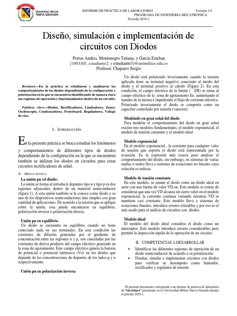 Circuitos Con Diodos | PDF | Diodo | Rectificador