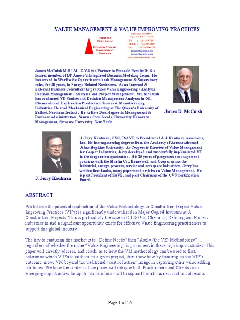 Integrated Vips Save Paper Pdf Pdf Project Management Benchmarking