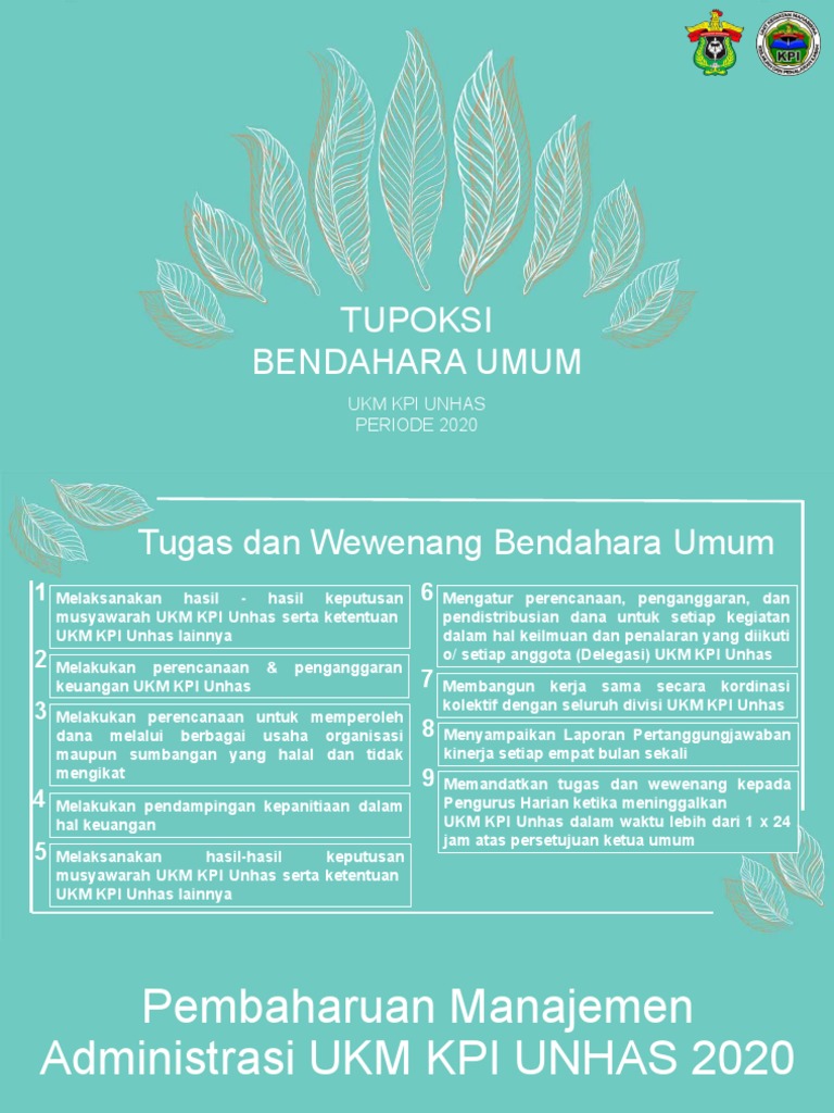 Tugas Bendahara UKM KPI Unhas | PDF