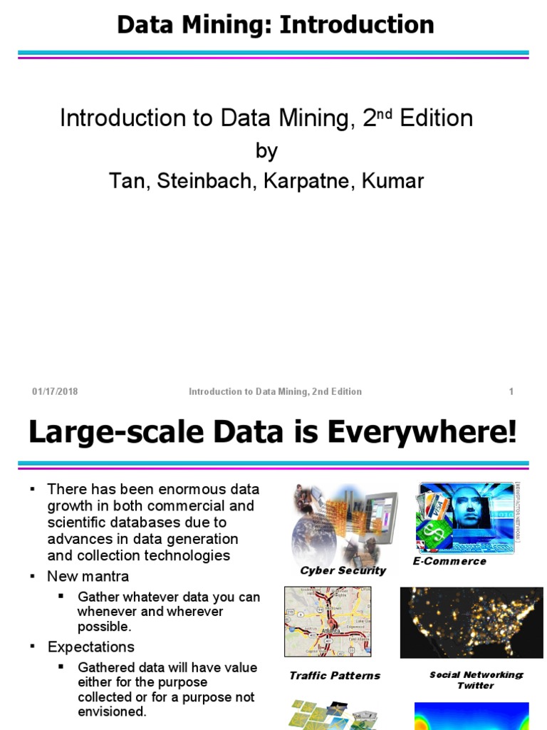 Introduction To Data Mining, 2 Edition: by Tan, Steinbach, Karpatne ...