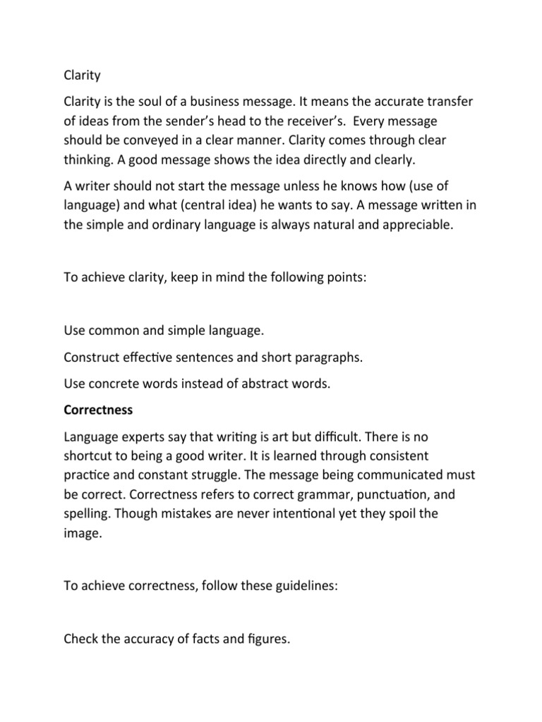 Clarity | PDF | Idea | Mind