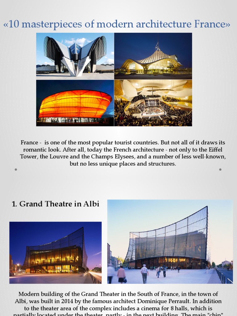 10 Masterpieces of Modern Architecture France | PDF | Paris | France