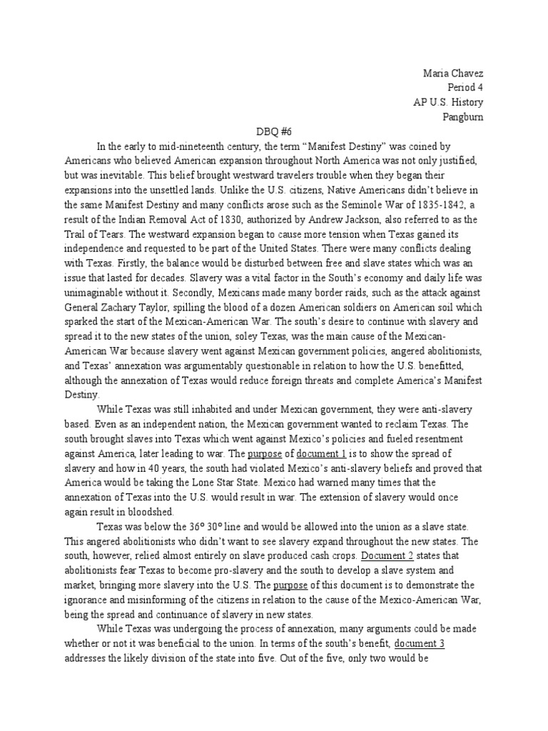 DBQ #6 | Download Free PDF | Abolitionism In The United States ...