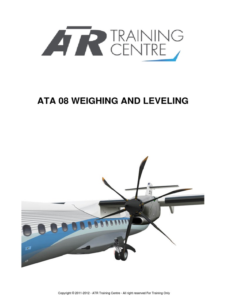 Ata 08 Weighing and Leveling | PDF | Weight | Landing Gear